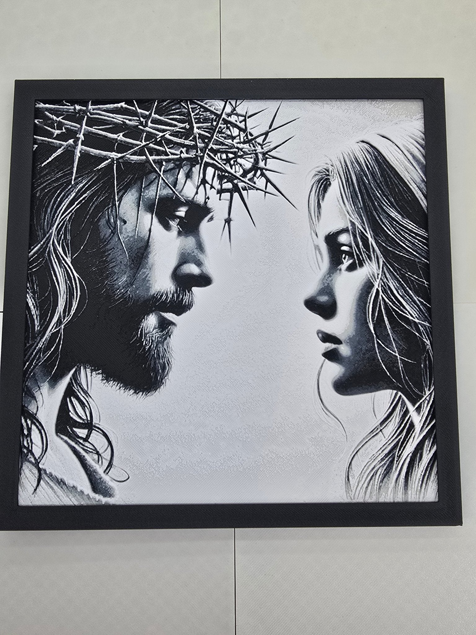 Jesus and Mary Painting 3D Print – Erratically Eccentric Creations